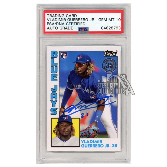 Vladimir Guerrero Jr 2019 Topps '84 Throwback Autograph Rc Card #84-10 