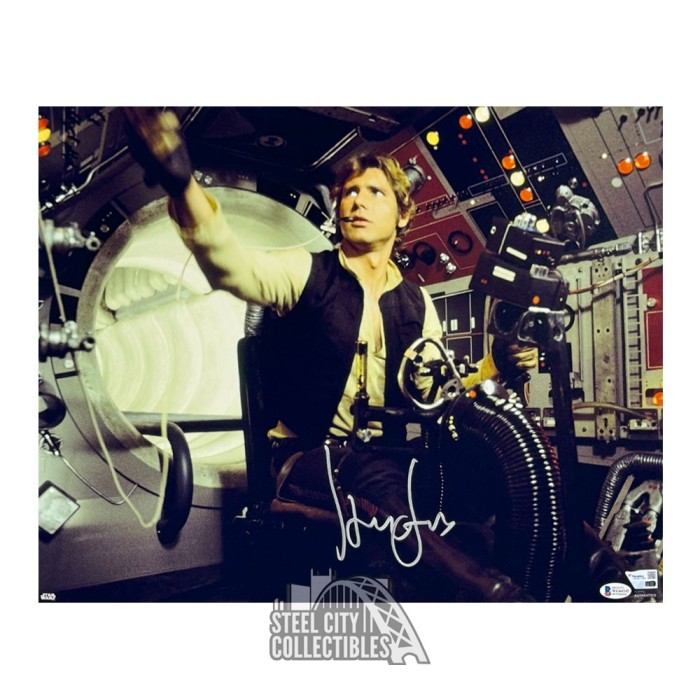 Harrison Ford Autographed Star Wars Han Solo 16x20 Photo - Fanatics ...