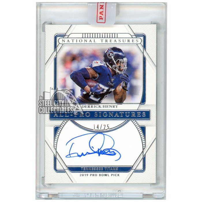 Derrick Henry 2020 Panini National Treasures All-Pro Signatures ...