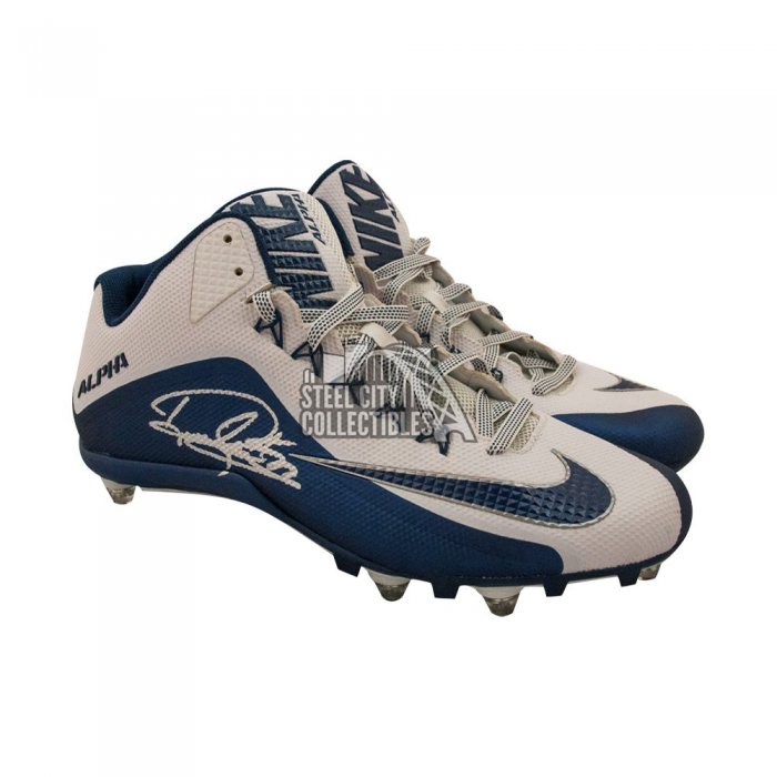 Derrick Henry Autographed Nike Football Cleats Blue Alpha 3/4 - BAS COA ...