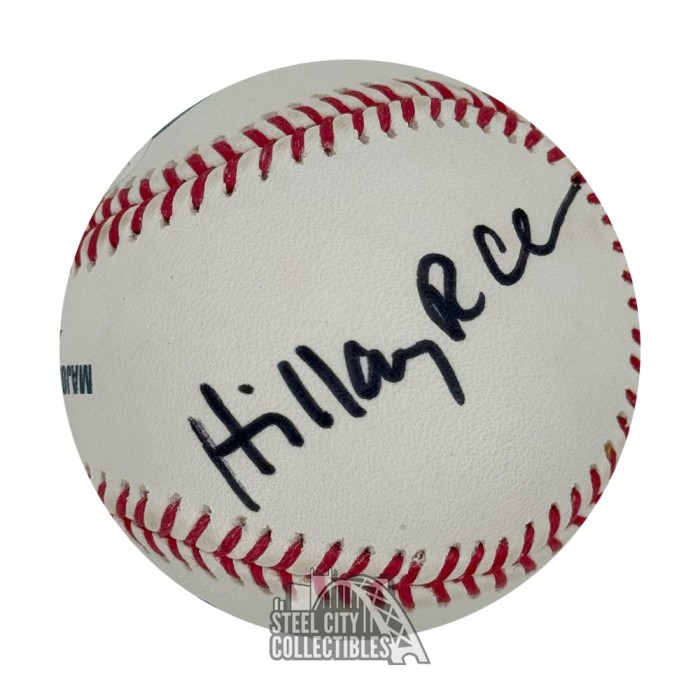 Hillary Clinton / Chelsea Clinton Autographed Official MLB Baseball ...