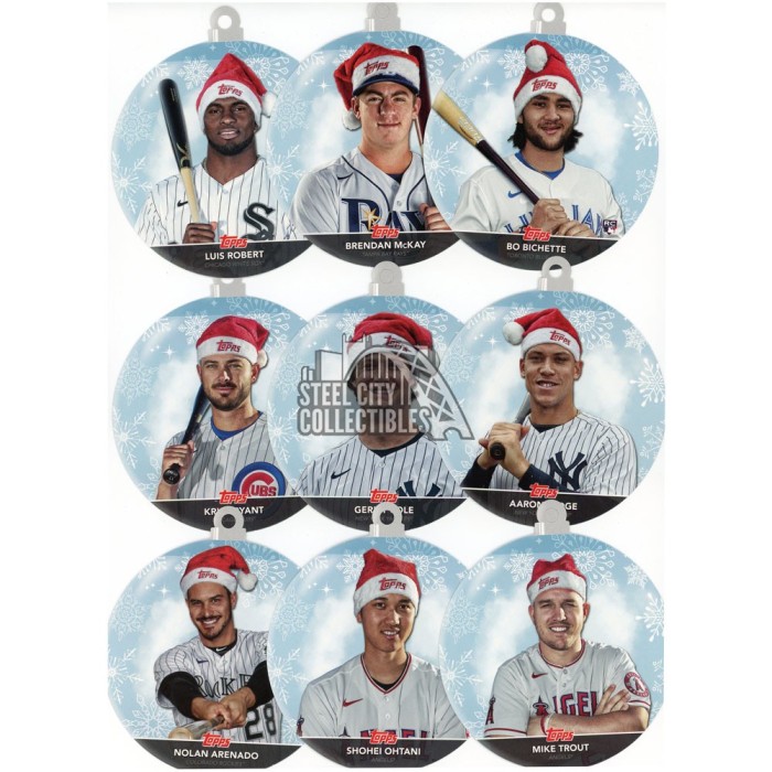 2020 Topps Holiday Baseball Mega Ornament 55-Card Lot | Steel City ...