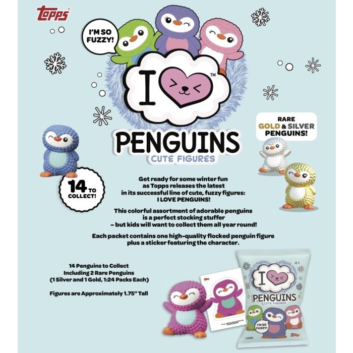2022 Topps I Love Fuzzy Penguins 24-Pack Box | Steel City Collectibles