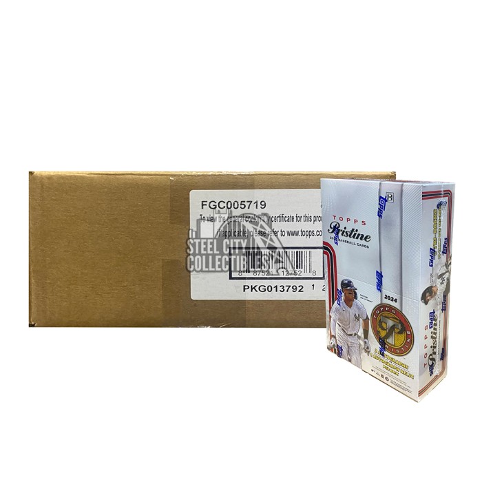 2024 Topps Pristine Baseball Hobby 8-Box Case | Steel City Collectibles