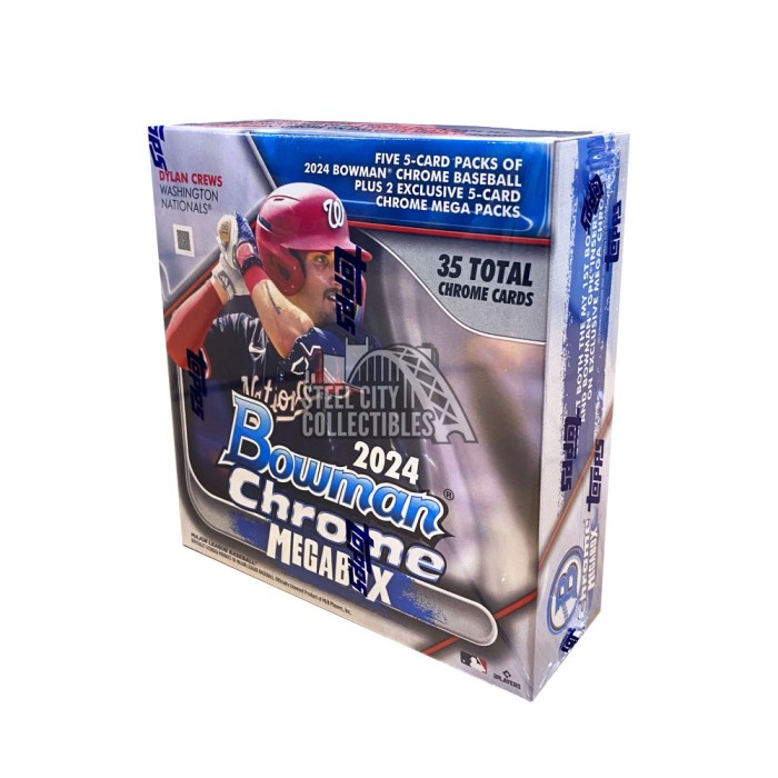 2024 Bowman Chrome Baseball Mega Box | Steel City Collectibles