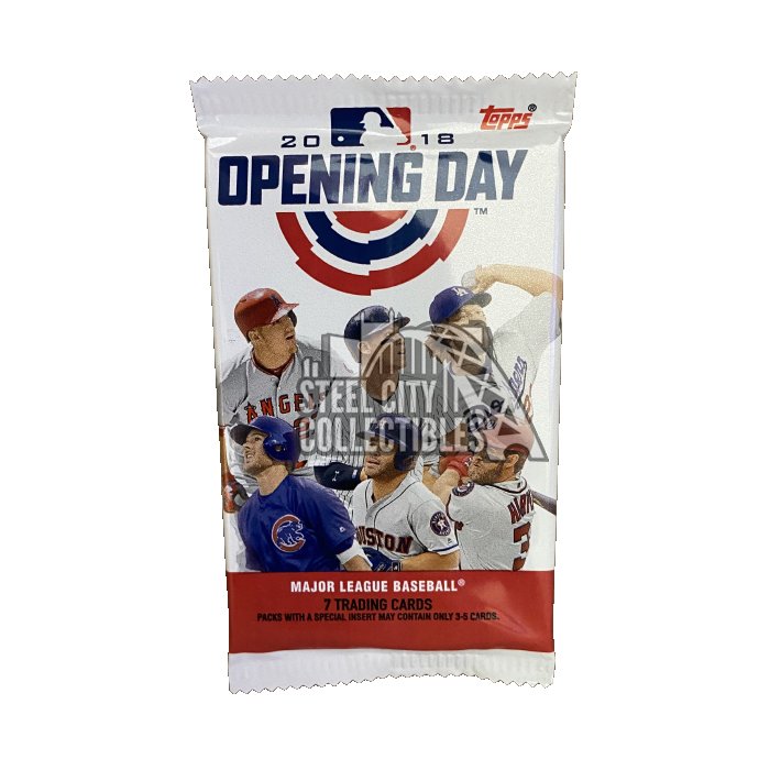 2018 Topps Opening Day Baseball Hobby Pack | Steel City Collectibles