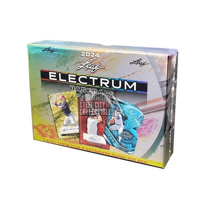 2024 Leaf Electrum Baseball Box | Steel City Collectibles