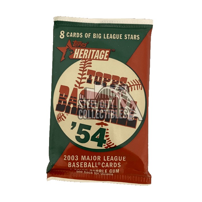 2003 Topps Heritage Baseball Retail Pack | Steel City Collectibles
