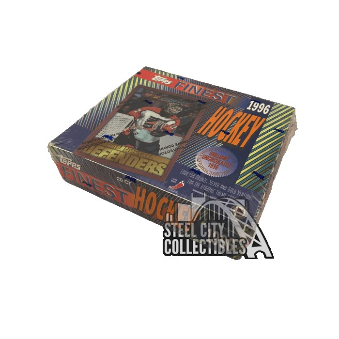 1995-96 Topps Finest Hockey 20-pack Retail Box | Steel City Collectibles