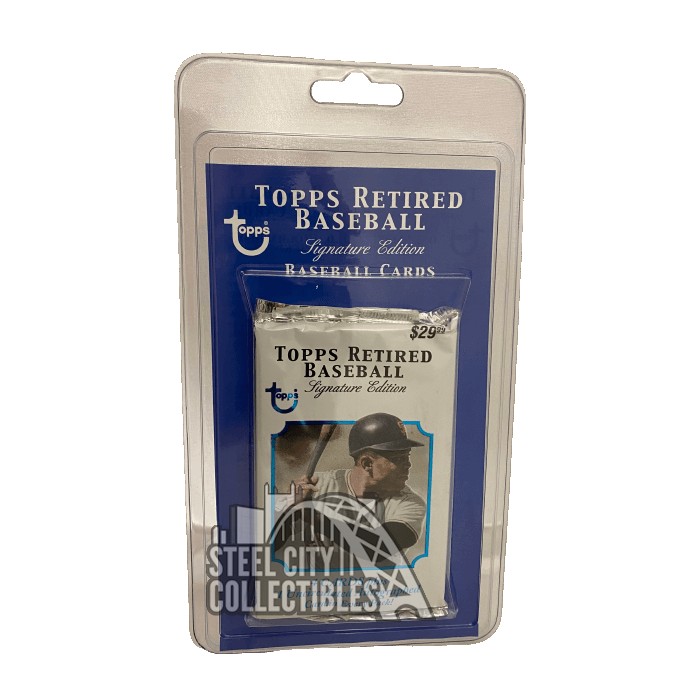 2003 Topps Retired Signature Edition Baseball Blister 5-card Pack ...