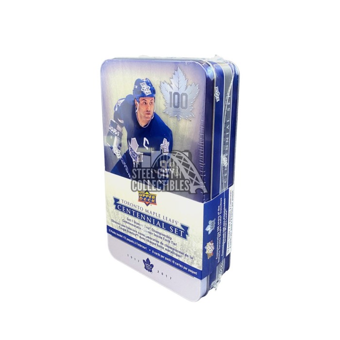2017-18 Upper Deck Toronto Maple Leafs Centennial Hockey Tin | Steel City Collectibles