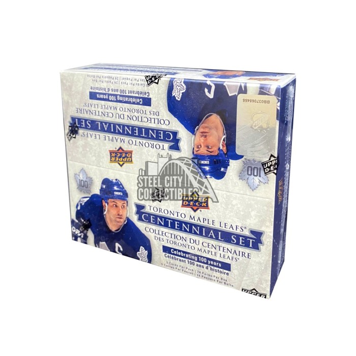 2017-18 Upper Deck Toronto Maple Leafs Centennial Hockey 24-Pack Retail ...