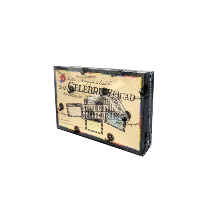 2024 Historic Autographs Celebrity Quads Box | Steel City Collectibles