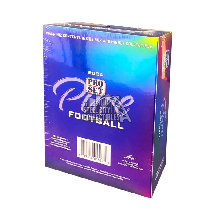 2024 Pro Set Pure Football Hobby Box | Steel City Collectibles