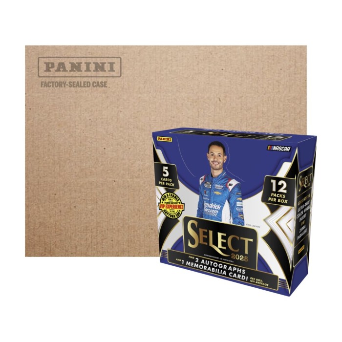 2025 Panini Select Racing Hobby 12-Box Case | Steel City Collectibles