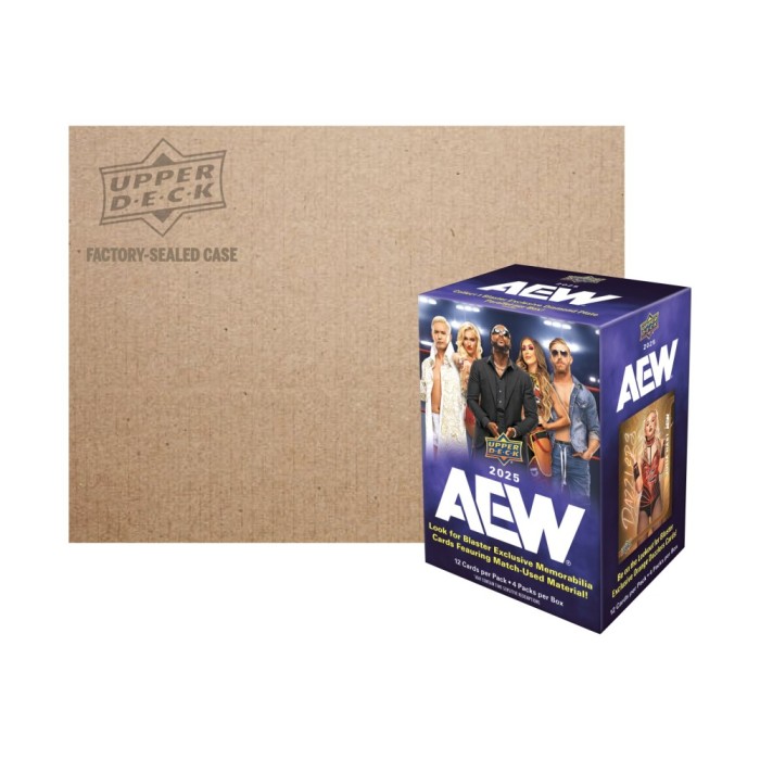 2025 Upper Deck AEW Wrestling Blaster 20-Box Case | Steel City Collectibles