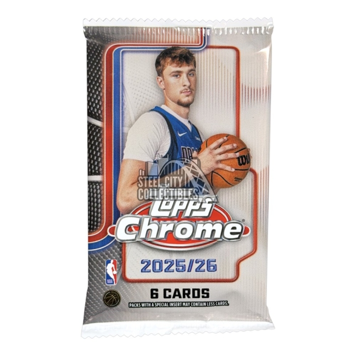 2025-26 Topps Chrome Basketball Mega Pack | Steel City Collectibles