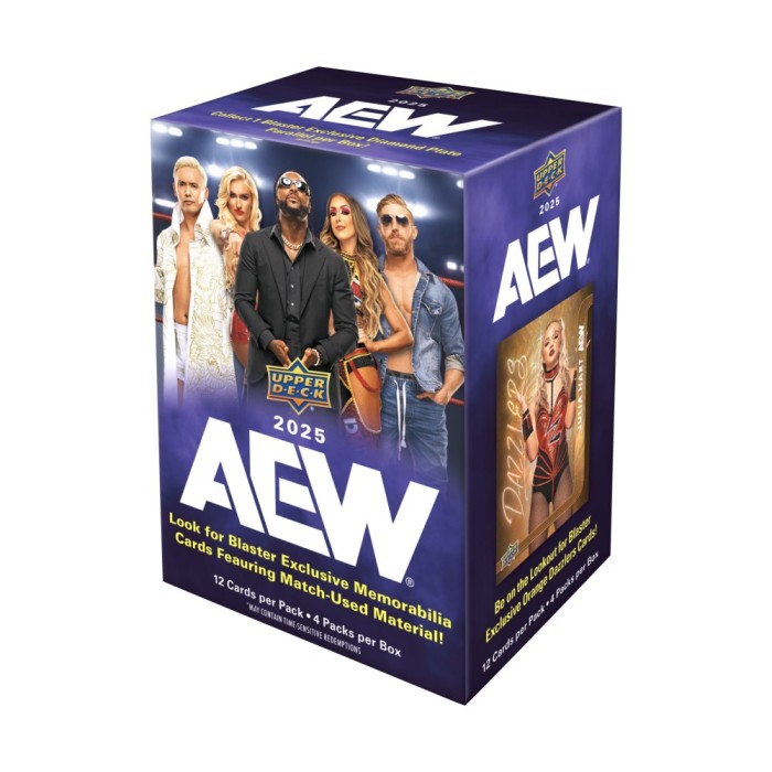 2025 Upper Deck AEW Wrestling Blaster Box | Steel City Collectibles