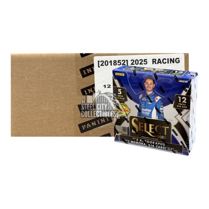 2025 Panini Select Racing Hobby 12-Box Case | Steel City Collectibles
