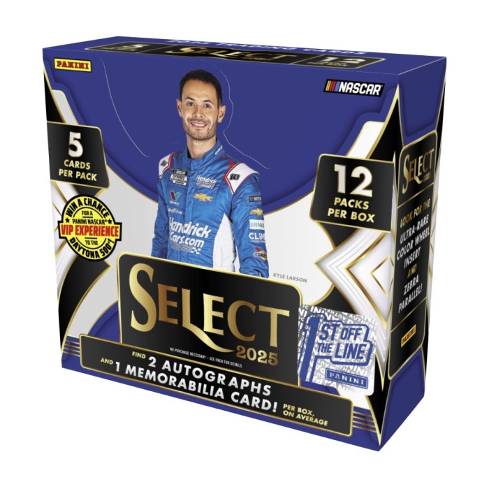 2025 Panini Select Racing Hobby Box - 1st Off The Line (FOTL) | Steel ...