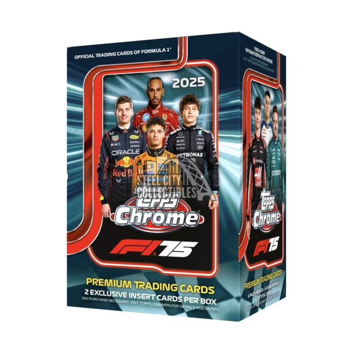 2025 Topps Chrome Formula 1 F1 Racing Blaster Box | Steel City Collectibles
