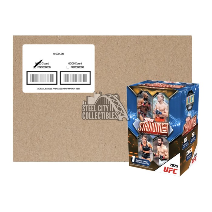 2025 Topps Stadium Club UFC Blaster 40-Box Case | Steel City Collectibles