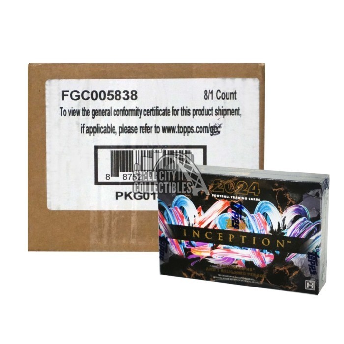 2024 Topps Inception Football Hobby 8-Box Case Pick Your Team Group ...