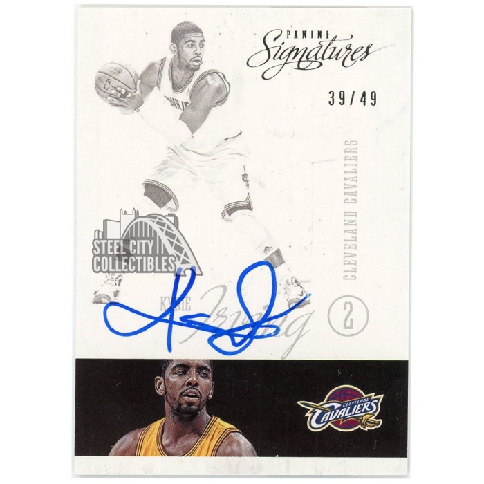 Kyrie Irving 2012-13 Panini Signatures Rookie Autograph Card #2 39/49 ...