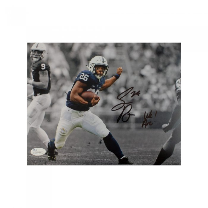 Saquon Barkley Autographed Penn State 8x10 Photo - JSA COA (J) | Steel ...