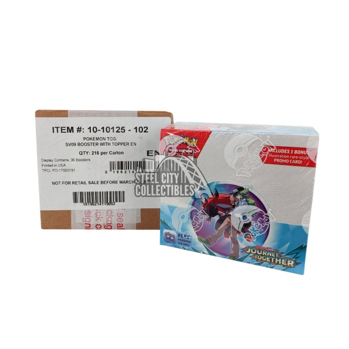 Pokemon Scarlet & Violet Journey Together Booster 6-Box Case | Steel ...