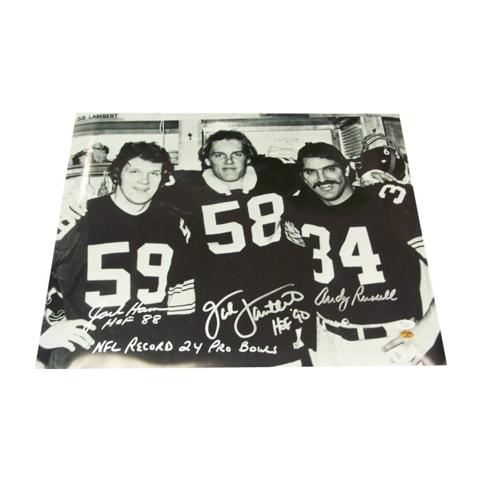 Steel Curtain Jack Ham, Jack Lambert, Andy Russell Autographed ...