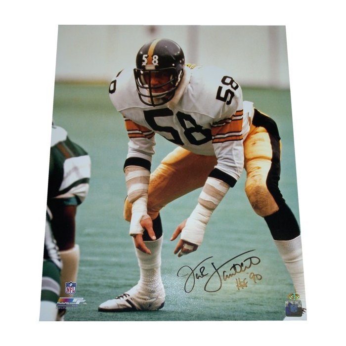 Jack Lambert Autographed Pittsburgh Steelers 16x20 Photo (White ...