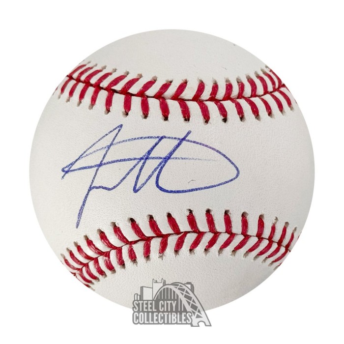 Jackson Merrill Autographed Official MLB Baseball - BAS | Steel City ...