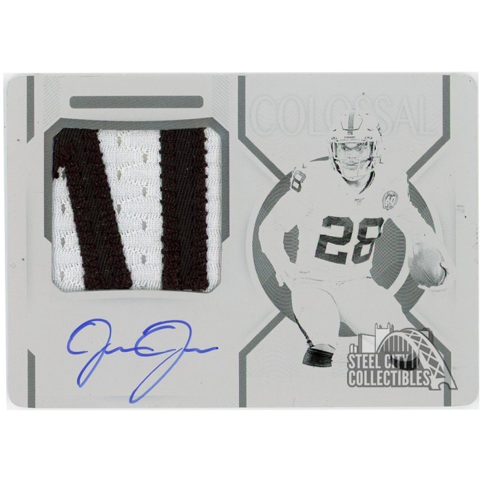 Josh Jacobs 2020 Panini National Treasures Colossal Printing Plate ...