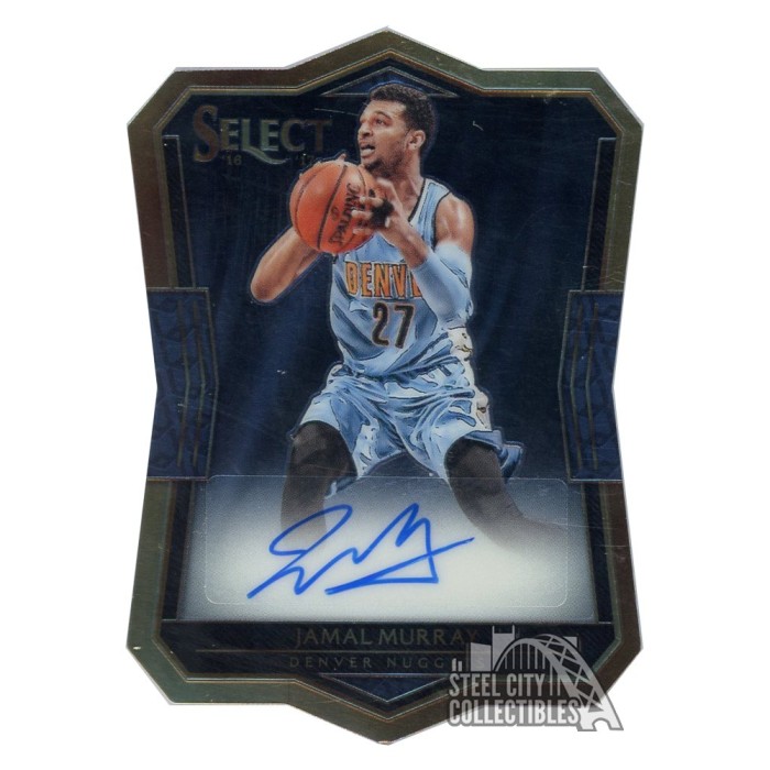 Jamal Murray 2016-17 Panini Select Die Cut Autograph Rookie Card #10 ...