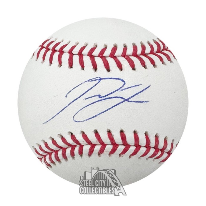 Jared Jones Autographed Official MLB Baseball - MLB | Steel City ...