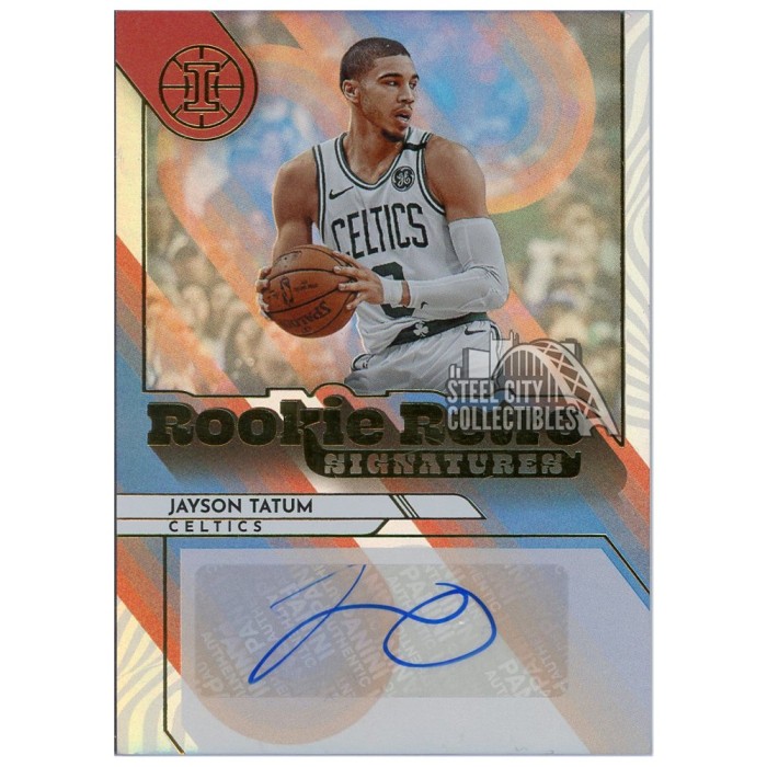 Jayson Tatum 2021-22 Panini Illusions Rookie Retro Autograph Card #RRS ...