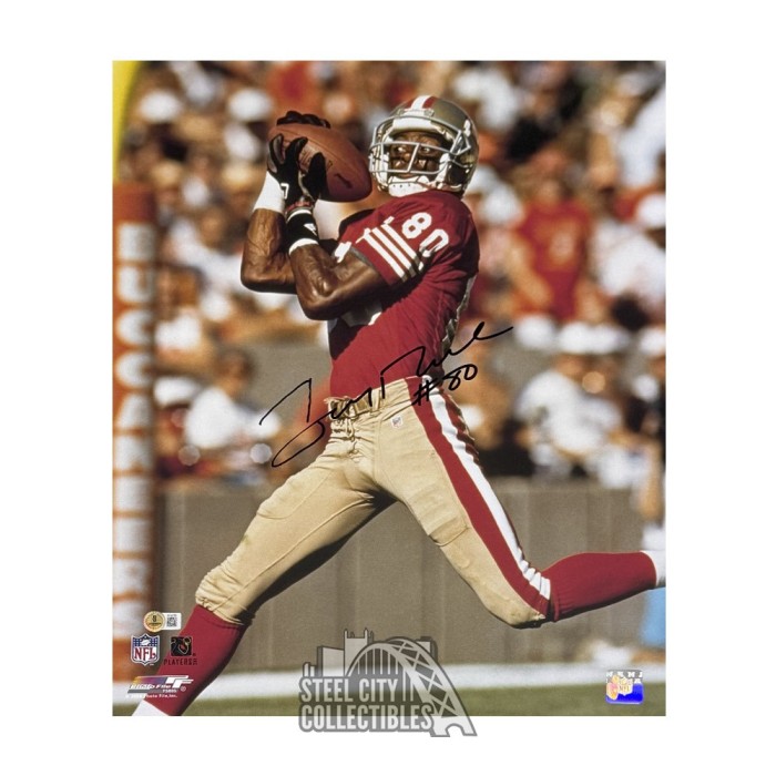Jerry Rice Autographed San Francisco 16x20 Football Photo - BAS ...
