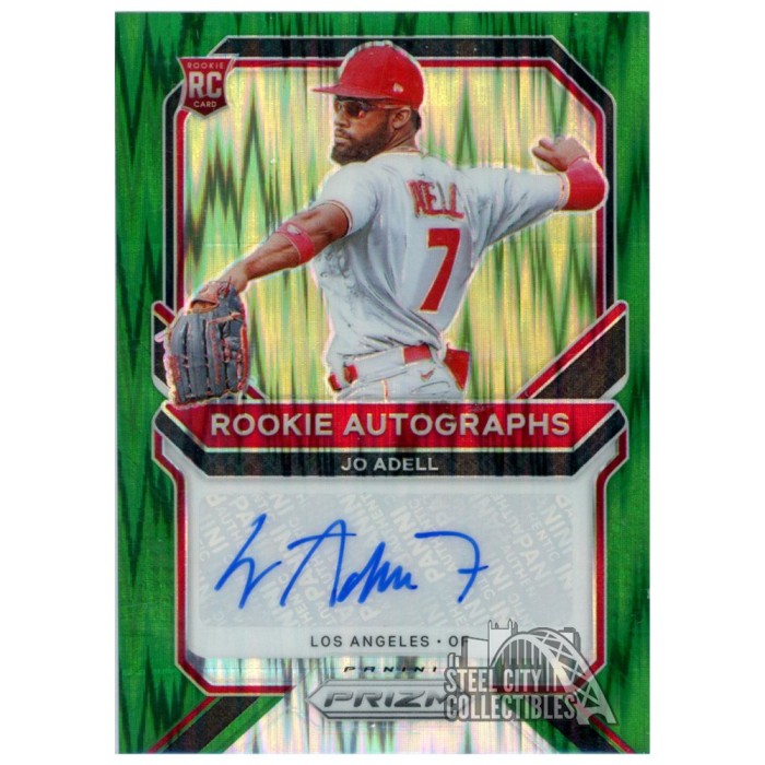 Jo Adell 2021 Panini Prizm Green Flash Autograph Rookie Card #RA-JOA 2/ ...