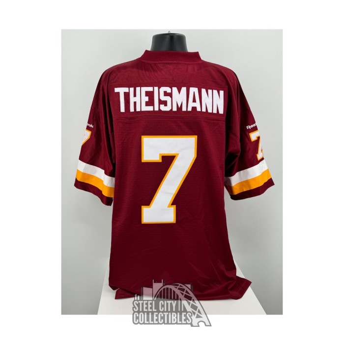 Joe Theismann Unsigned Washington Reebok Football Jersey (Red Dye On ...