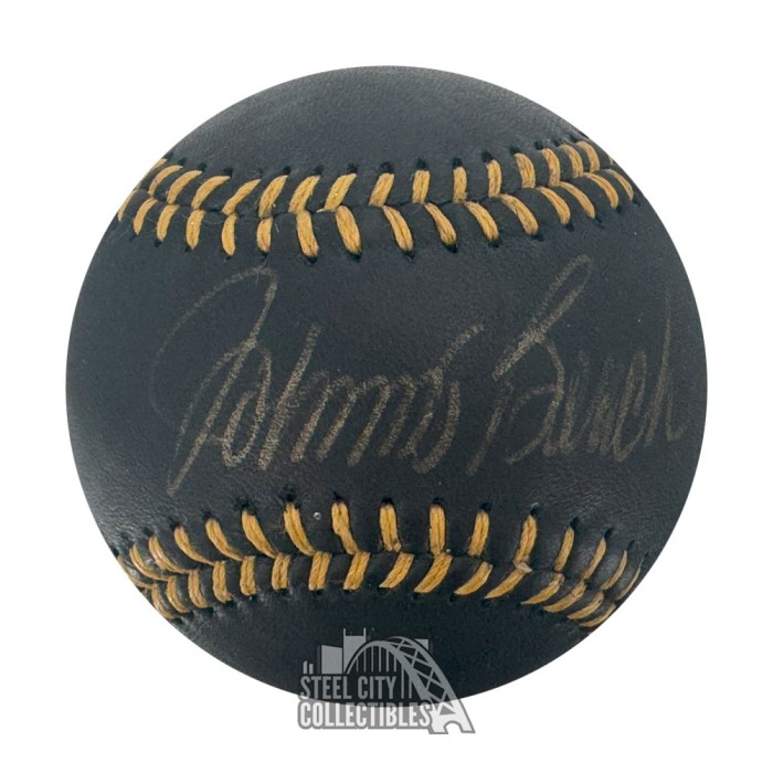 Johnny Bench Autographed Black/Gold Signature Series Baseball - JSA ...