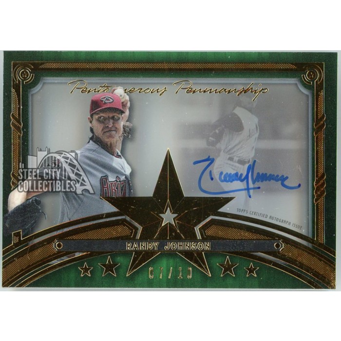 Randy Johnson 2022 Topps Five Star Pentamerous Penmanship Autograph ...
