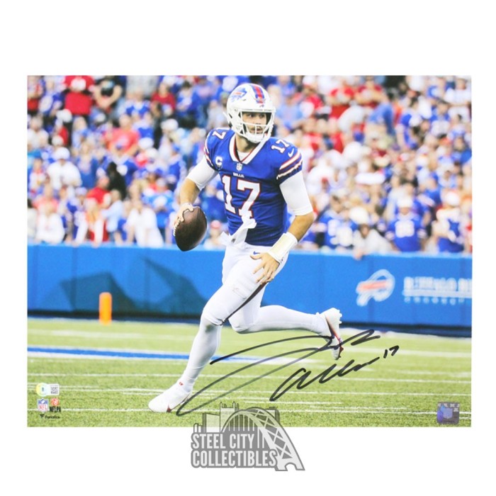 Josh Allen Autographed Buffalo 16x20 Football Photo - BAS | Steel City ...