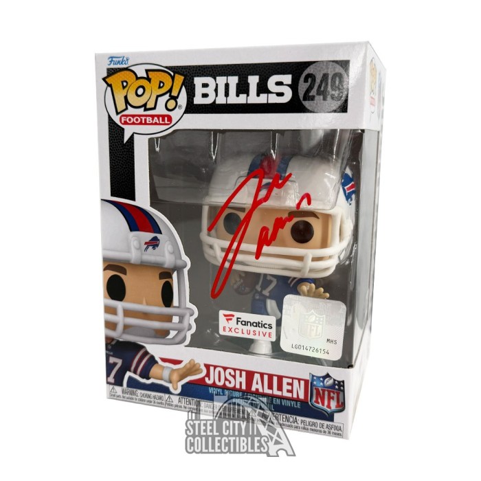 Josh Allen Autographed Buffalo Bills #249 Funko Pop - BAS | Steel City ...
