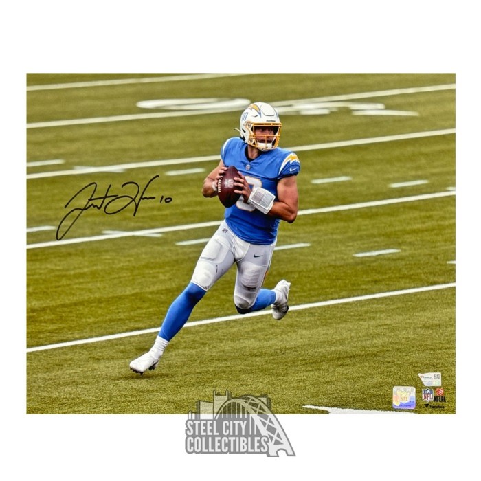 Justin Herbert Autographed Los Angeles 16x20 Football Photo - Fanatics ...