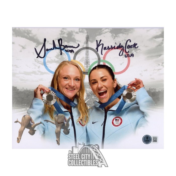 Kassidy Cook / Sarah Bacon Autographed USA Diving 8x10 Olympics Photo ...