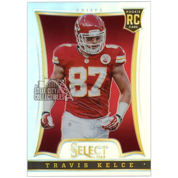 Travis Kelce 2013 Panini Select Silver Rookie Card #242 (A) | Steel ...