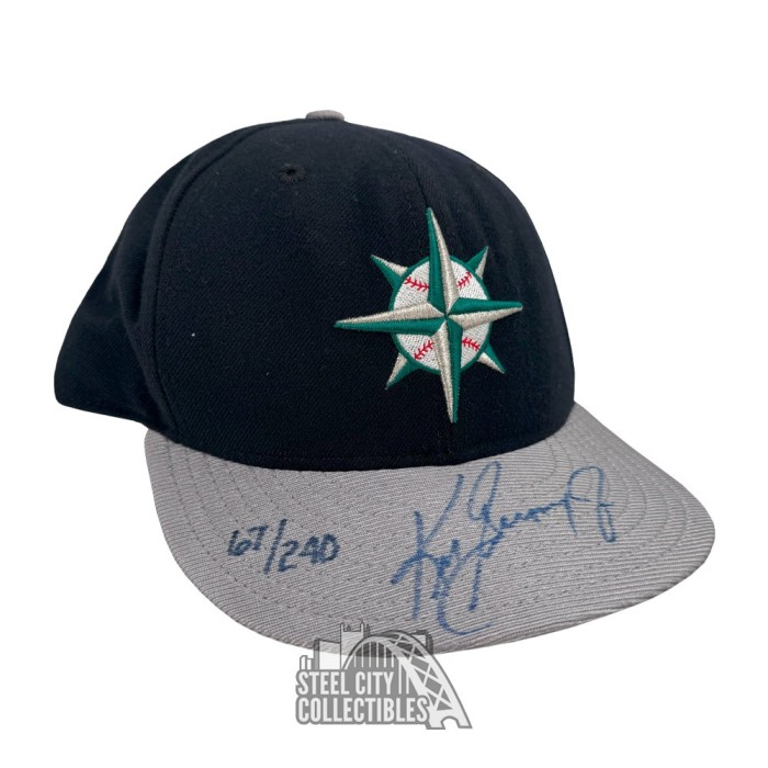 Ken Griffey Jr Autographed Seattle Mariners 1997 Alternative New Era ...