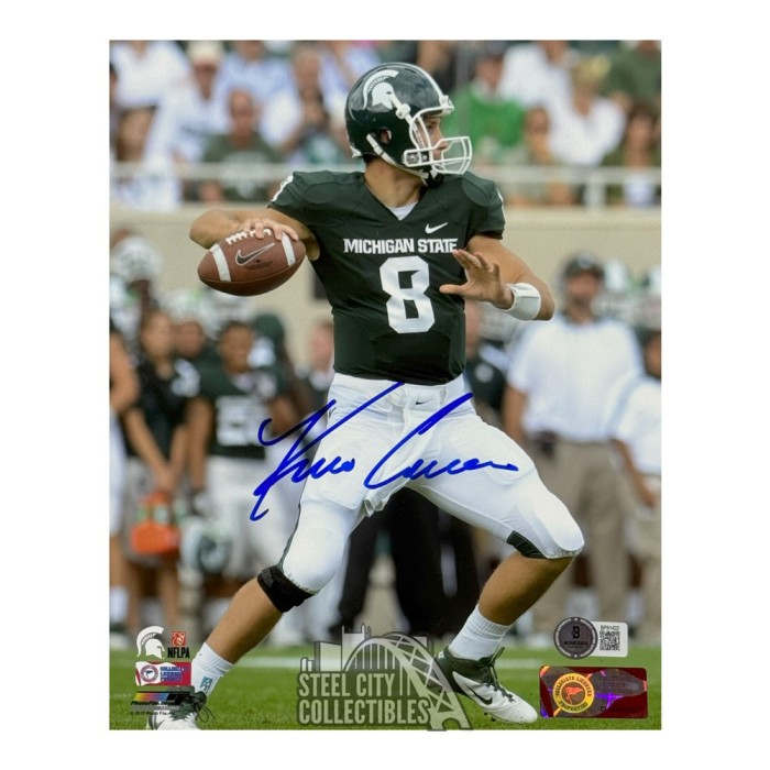 Kirk Cousins Autographed Michigan State 8x10 Football Photo | Steel ...