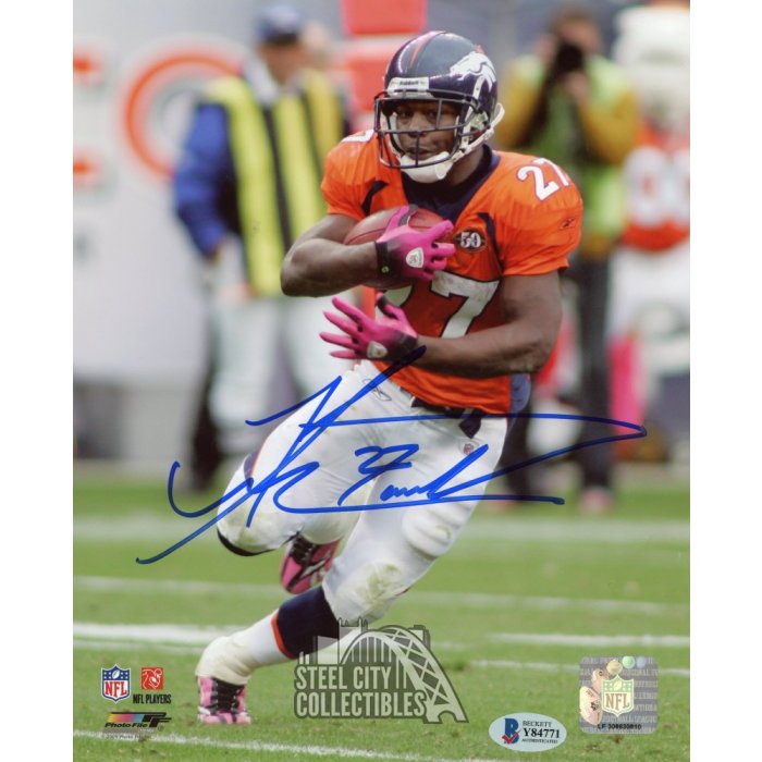 Knowshon Moreno Autographed Denver Broncos 8x10 Photo - BAS COA (Orange ...